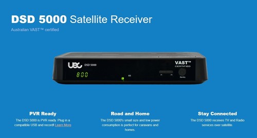 Altech UEC DSD5000 VAST Satellite Receiver Decoder PVR SAT TV Box 12v ...
