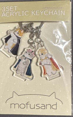 Mofusand Key Ring Acrylic Key Chain Cat Manto Keychain New Japan w/T | eBay