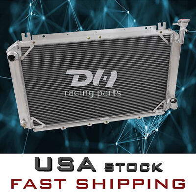 Aluminum Radiator For Nissan Patrol Y60 GQ 2.8 4.2L Diesel TD42 3.0 ...