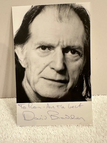DAVID BRADLEY Actor Signed Photo Genuine Original Autograph HARRY ...