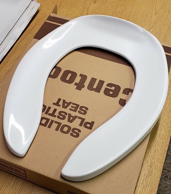 Centoco 500stscc 001 Plastic Elongated Toilet Seat With Open Front ...