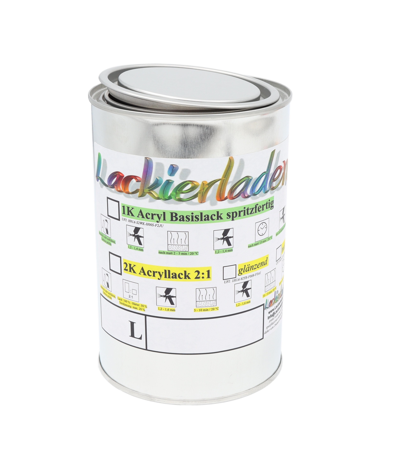 Autolack 1,0 Liter spritzfertig für Maserati 159581 Blu Malago Metallic ...