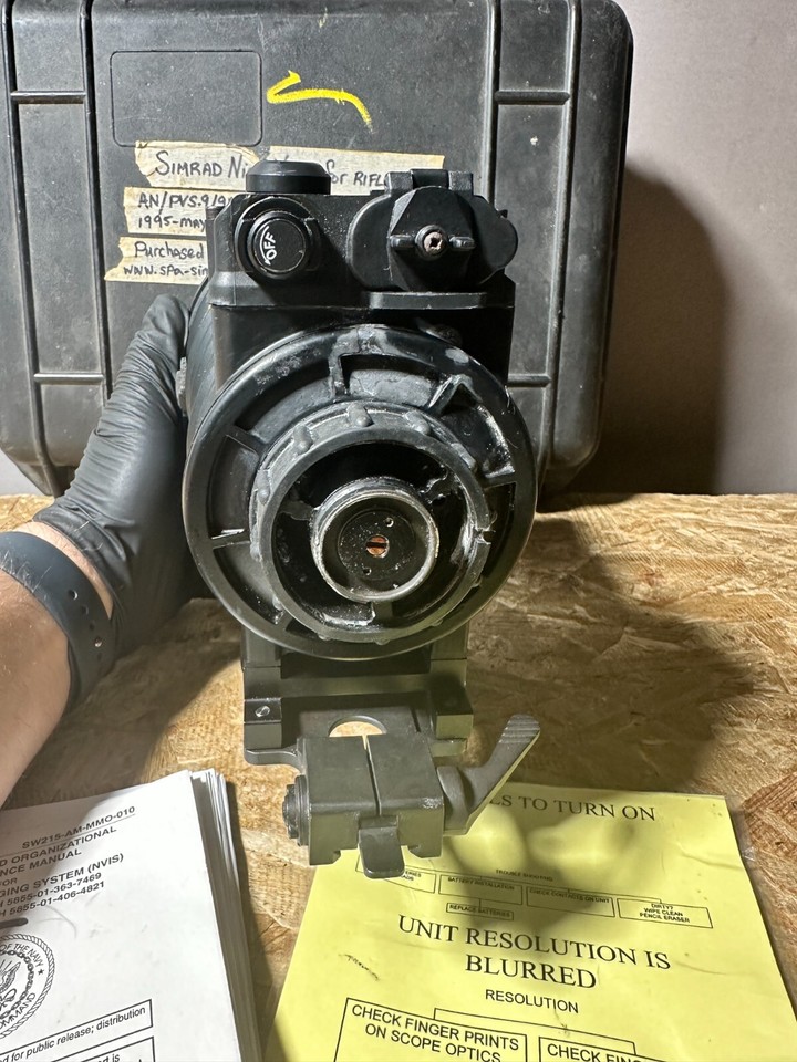 SIMRAD KN203 FAB night vision scope *working* W/HARD CASE | eBay