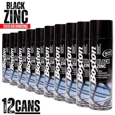12 Cans | BOSTON BLACK ZINC COLD GAL | BT256- 400GM | eBay