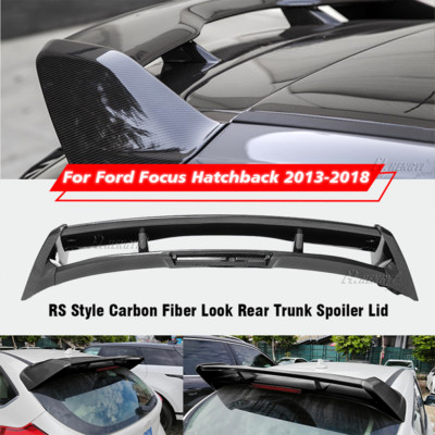 For 2013-18 Ford Focus Hatchback RS Style Rear Roof Top Spoiler Wing ...