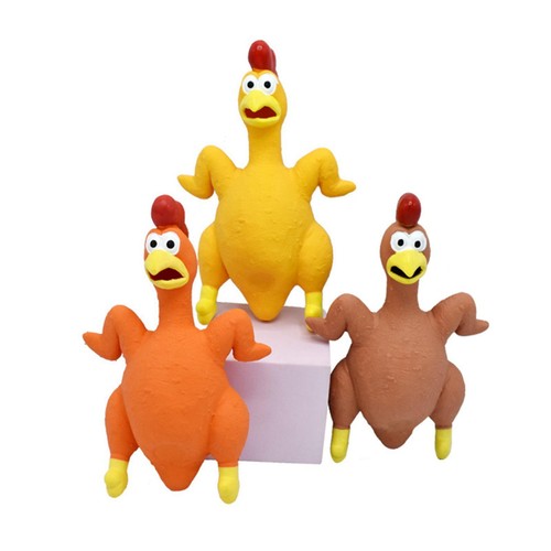 Rubber Chicken Sound Chicken Novelty Funny Family Game for Kids Adults ...