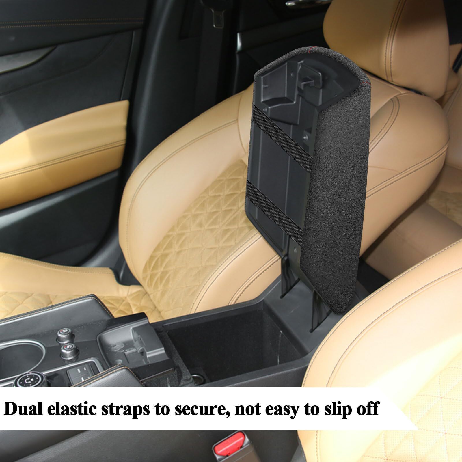 Car Center Console Lid Armrest Cover Leather Cushion For Nissan Maxima ...