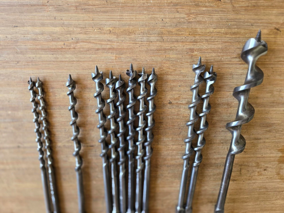 VINTAGE IRWIN Auger Bit Lot * for restoration* 12 pc | eBay