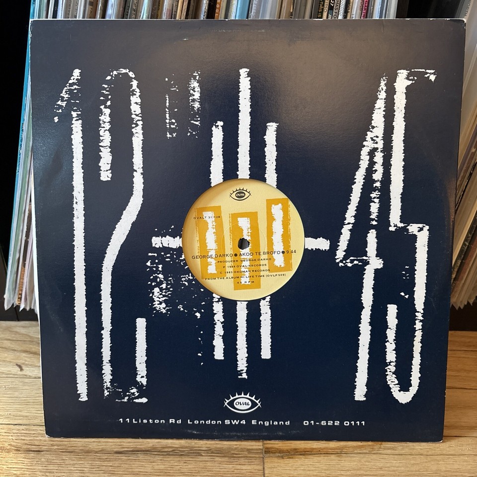 George Darko "Highlife Time/Akoo Te Brofo" 12" on Oval AFROBEAT DISCO ...