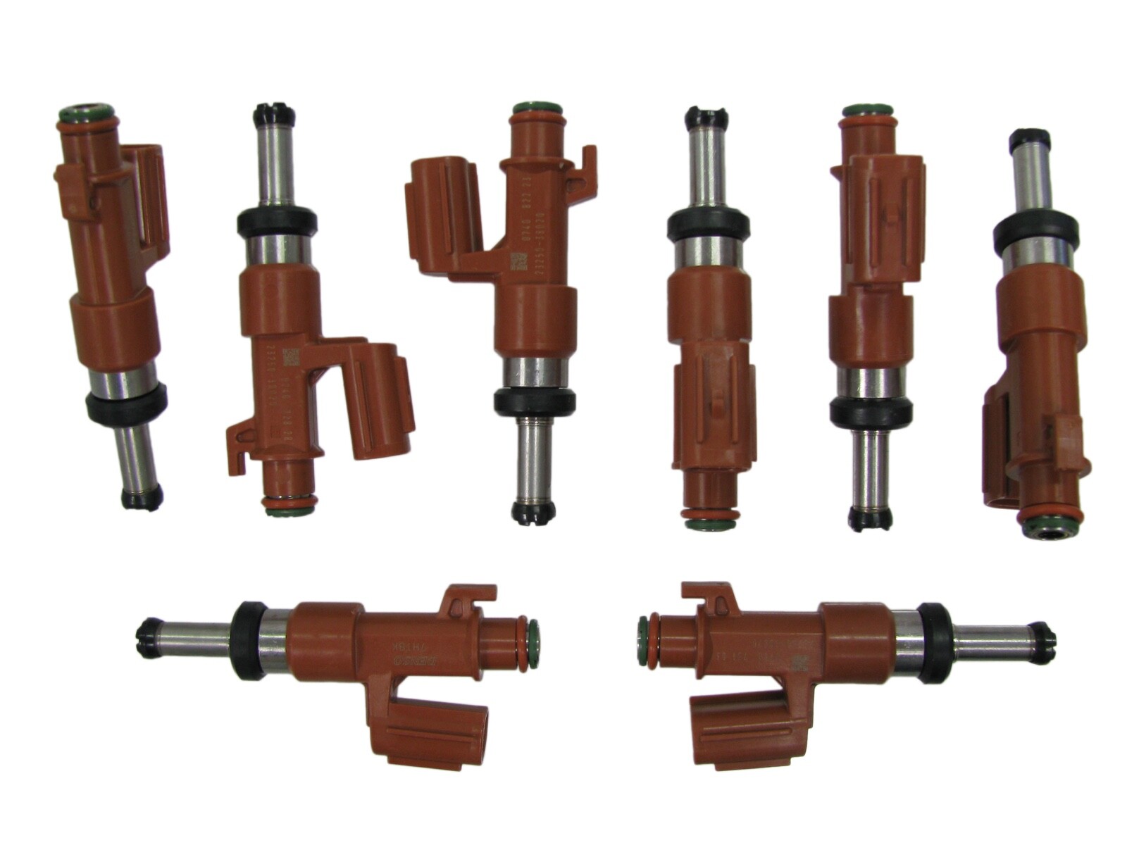 SET of 8 NEW OEM Secondary Injectors 2007-2009 Lexus 4.6L GS460 LS460 ...