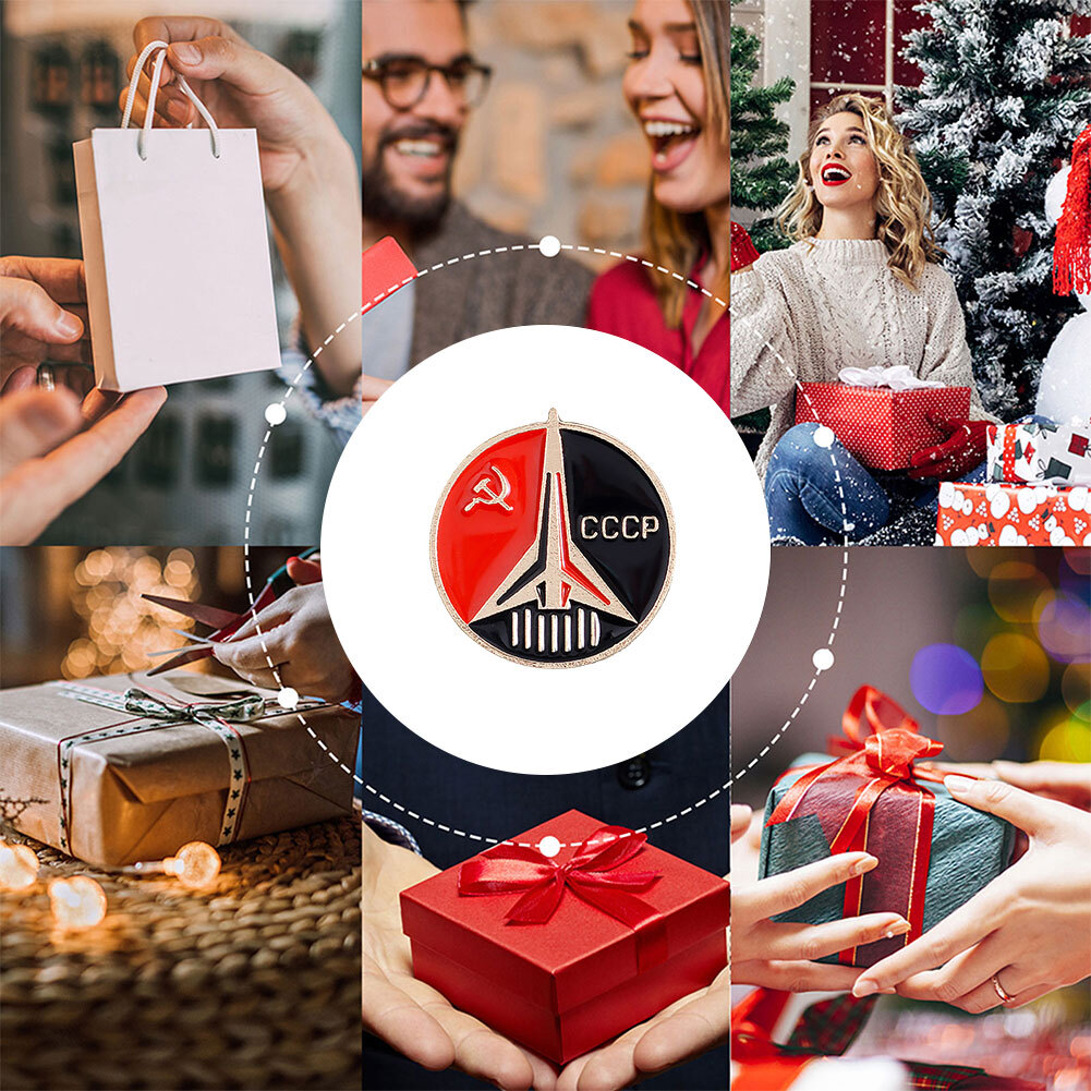 CCCP USSR Symbol Enamel Brooches Buckle Former Soviet Union Communism ...