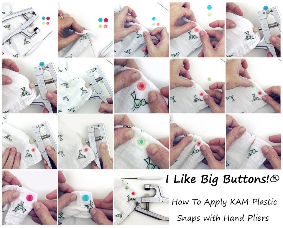 250 Sets KAM Snaps: BABY BOY GREEN Size 20 T5 Plastic Snap Buttons No ...