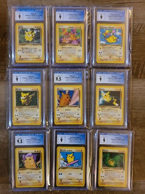 Pokemon Pikachu World Collection 2000 Promo Cards Gold Pikachu Tail ...