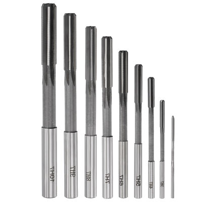 9 Pack Chucking Reamer Set H7 Lathe Machine Reamer Straight Flute 2mm ...