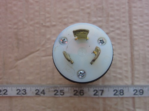 Hubbell HBL 2321 20A 250V Twist-Lock Plug L6-20P, Used | eBay