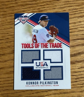KONNOR PILKINGTON 2018 Panini USA Stars & Stripes #13 Quad Patch Relic /299 | eBay