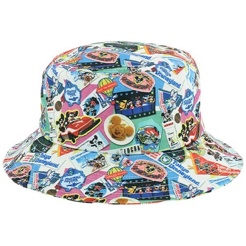 Disney Mickey Mouse Bucket Hat Tokyo Disneyland 40th Anniversary Cap ...