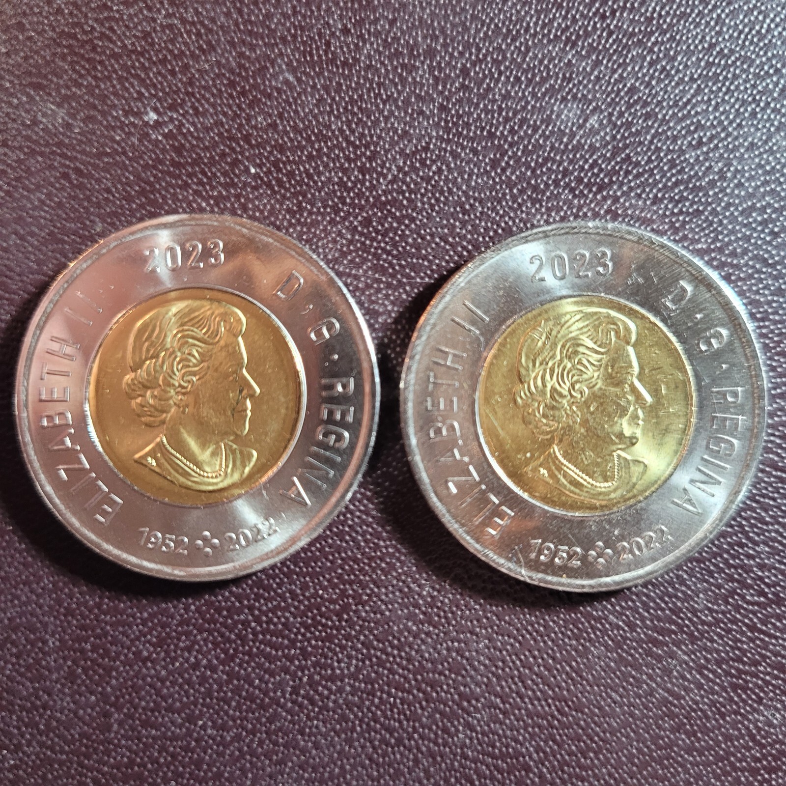 2023 $2 CANADA TOONIE JEAN PAUL RIOPELLE, 2 COIN SET CIRCULATED. READ ...