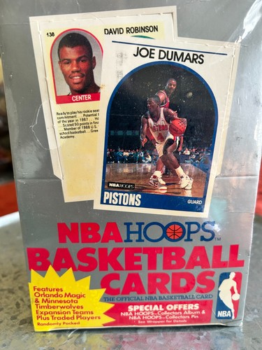 1989-1990 Hoops Basketball Box Trading Cards 36 Pack NBA SEALED BRAND ...