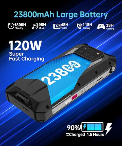 Tank 3 Pro Rugged Smartphone Unlocked, Android 14 Waterproof Rugged ...