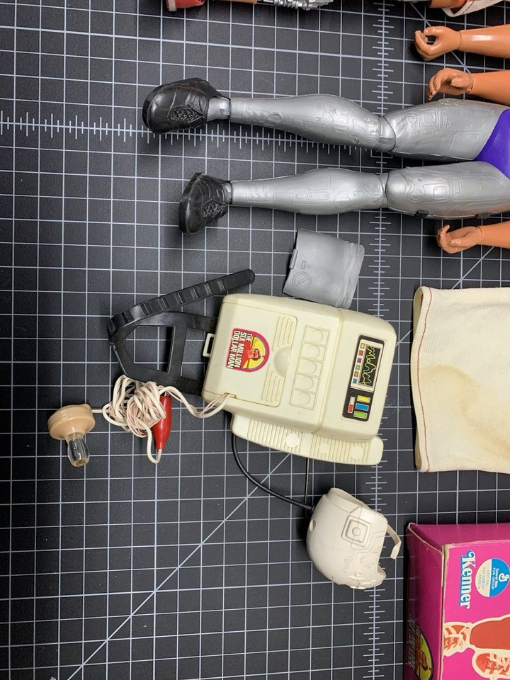 THE SIX MILLION DOLLAR MAN plus MASKATRON COLLECTION Lot of 18 Misc ...
