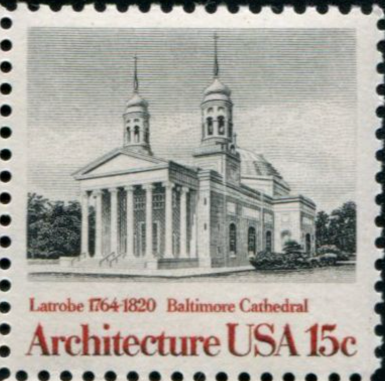 US #1780 MNH 1979 American Architecture Baltimore Cathedral Benjamin ...