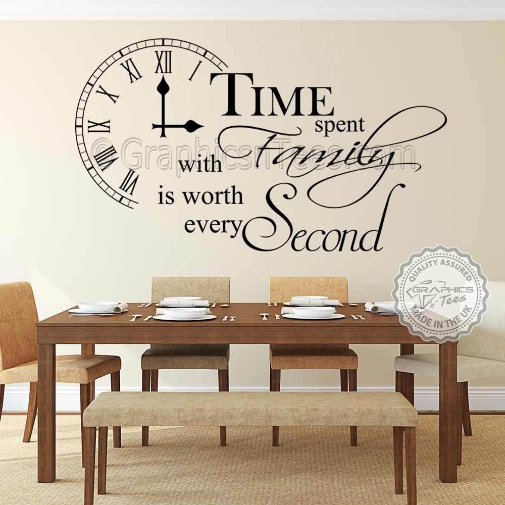 Family Time Quotes Time Spent With Family Wall Sticker Inspirational