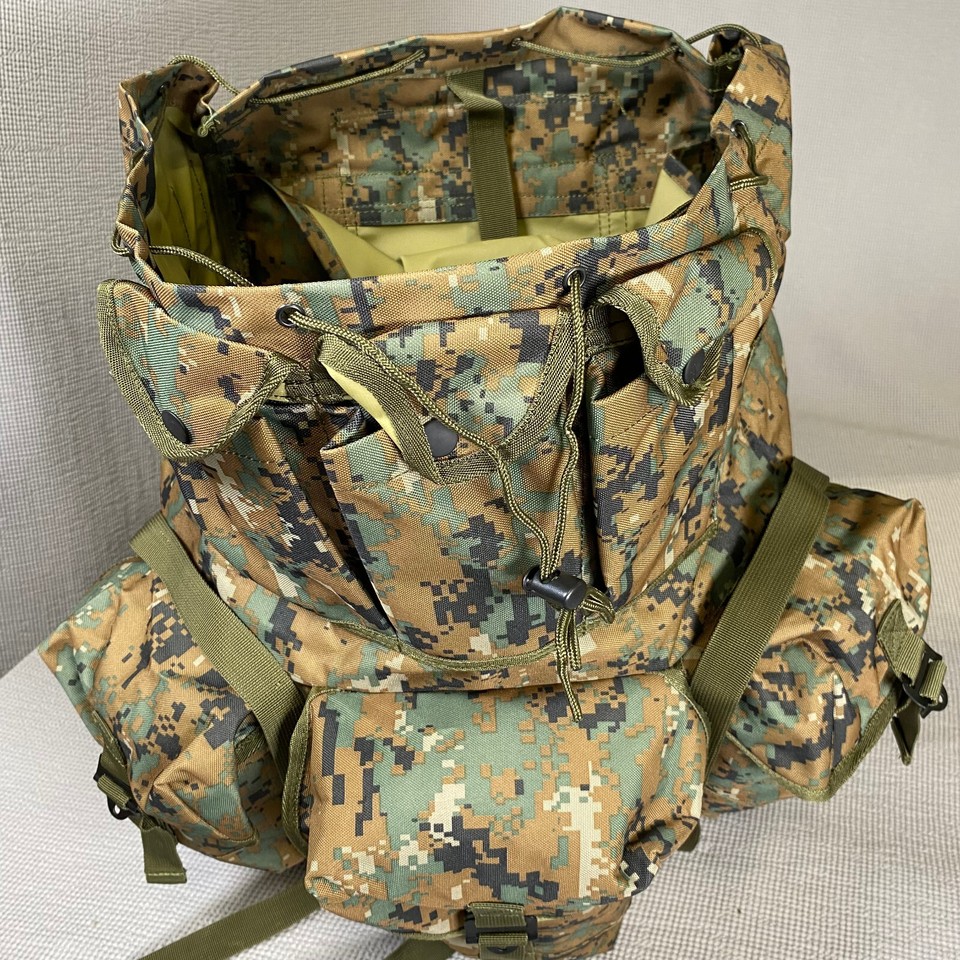 Complete ALICE Field Pack w/ Frame Straps Belt USMC MARPAT Rucksack ...