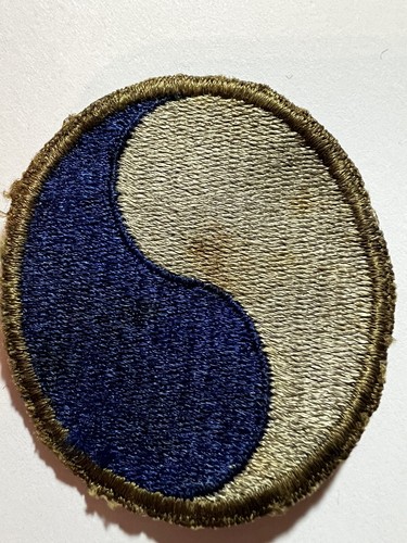 Vintage WW2 Original 29th Division Oval Green Back Patch | eBay