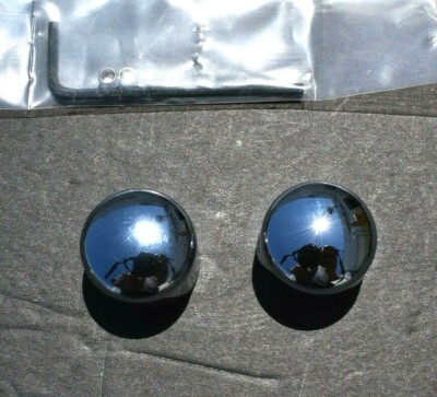 Chrome Wiper Post / Shaft Covers Cap Style Hot Rods Chevy Ford Car ...