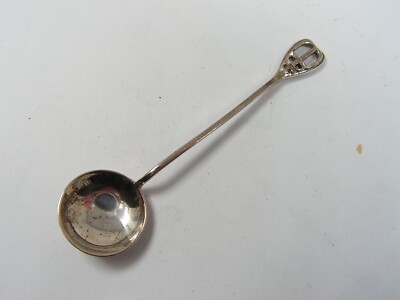 SCOTTISH ISLE OF MULL SILVER Co SOLID STERLING SILVER SALT SPOON P.D.A ...