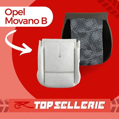 Seat Foam + Cover Opel movano B (since 2011) Top Sellerie - ref/HA073 ...