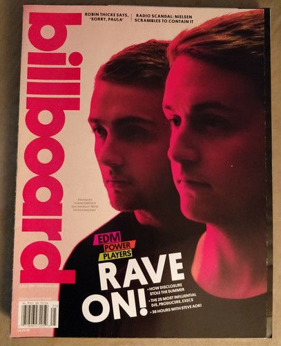 Billboard Magazine July 5, 2014 - EDM Power Players Rave On! Disclosure ...