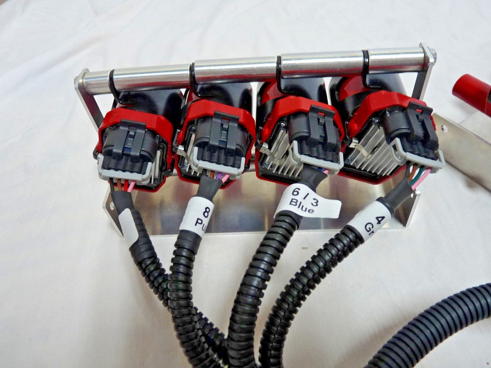 Coil Pack Relocation Kit LS1 LS6 LSX Silver Extension Harness and Truck ...