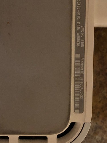 Apple Mac Mini Serial Number YM73718QYL1. Model A1176. | eBay