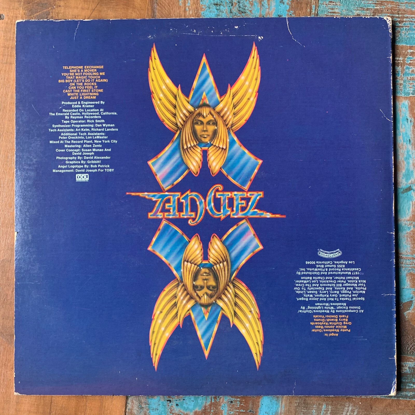 Angel Vinyl LP On Earth As It Is In Heaven 1977 Casablanca Punky ...