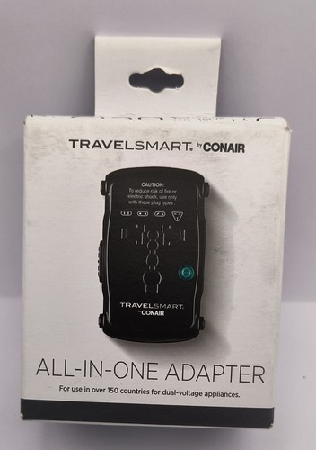 Travel Smart by Conair All-in-One Adapter Travel Adapter w/ Surge ...