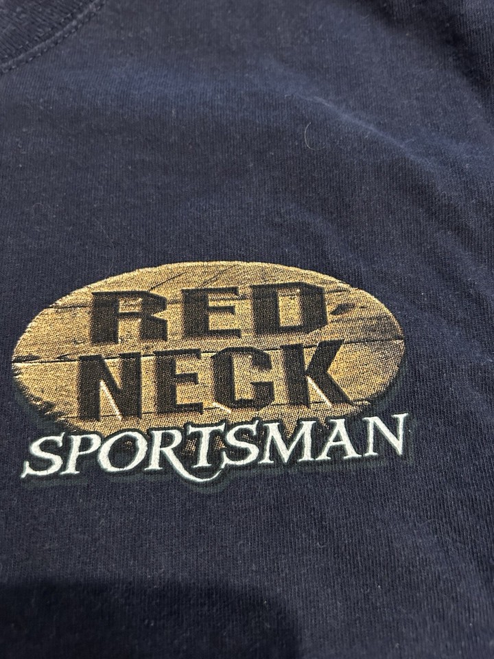Vintage Red Neck Sportsman Redneck Bass Fishing Size 2XL Delta Tag | eBay