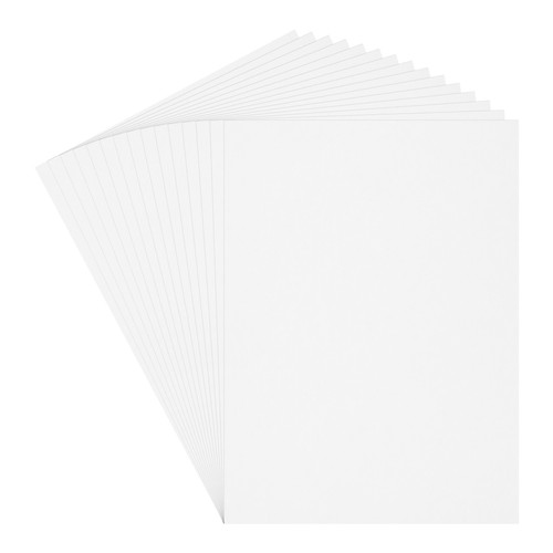 60 Sheets White Cardstock 20" x 15" Card Stock Printer Paper for DIY ...
