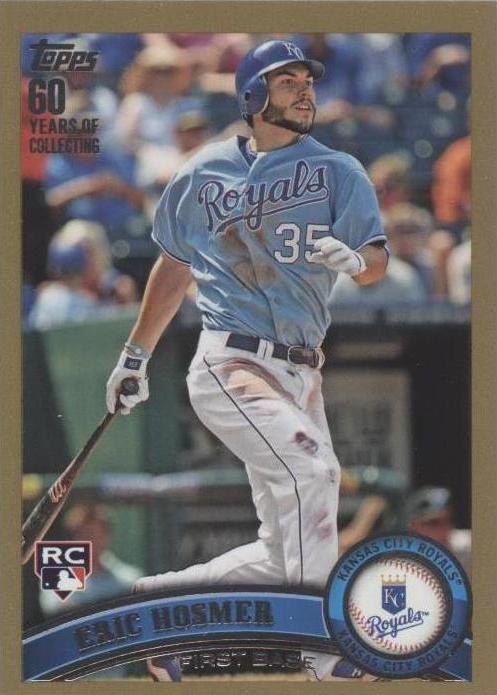 2011 Topps Update Series - Eric Hosmer #US155 Gold /2011 (RC) for sale ...
