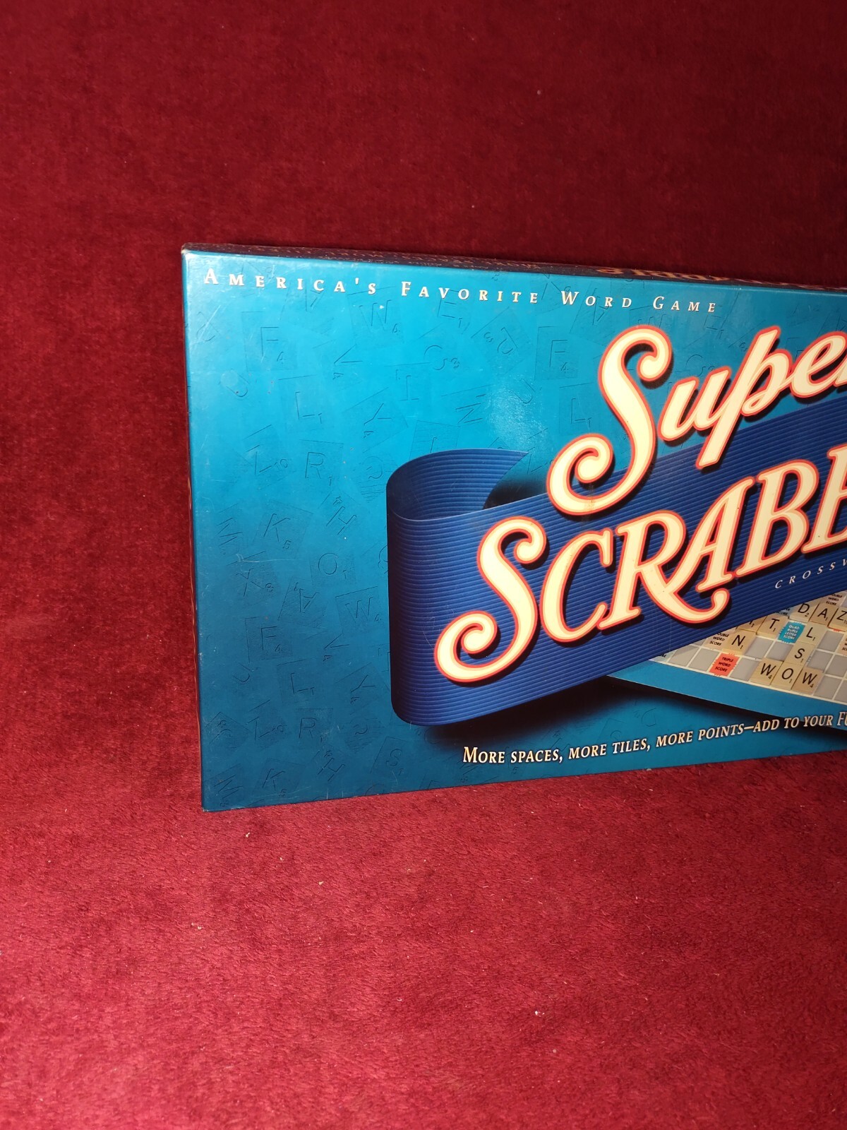 Hasbro Super Scrabble Deluxe Edition Rotating Game Board - 1105 for ...