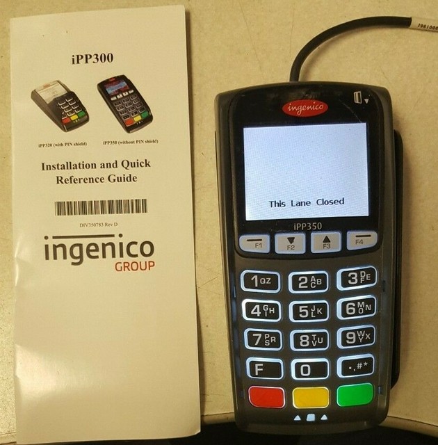 Ingenico Ipp350 Credit Card Machine With Debit Pinpad for sale online ...