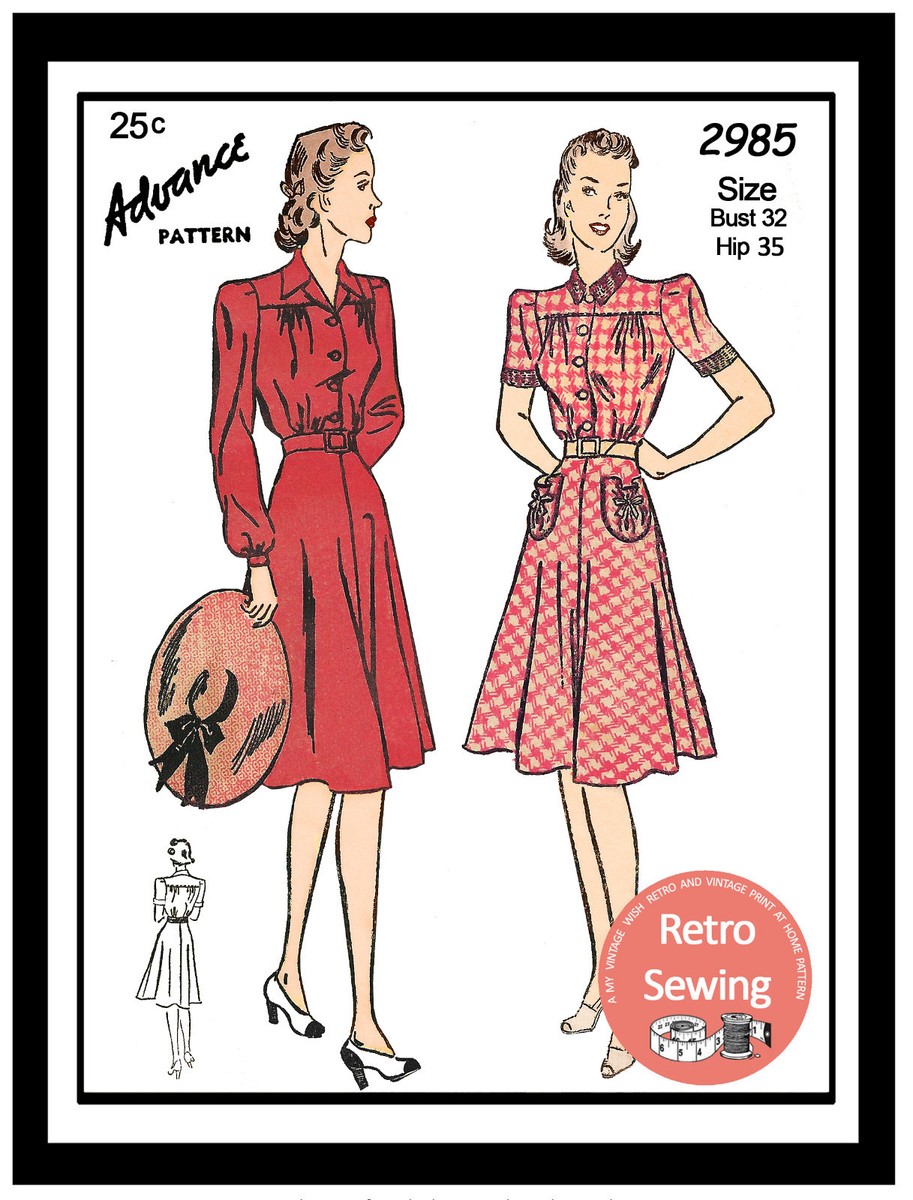1940s Reproduction Patterns