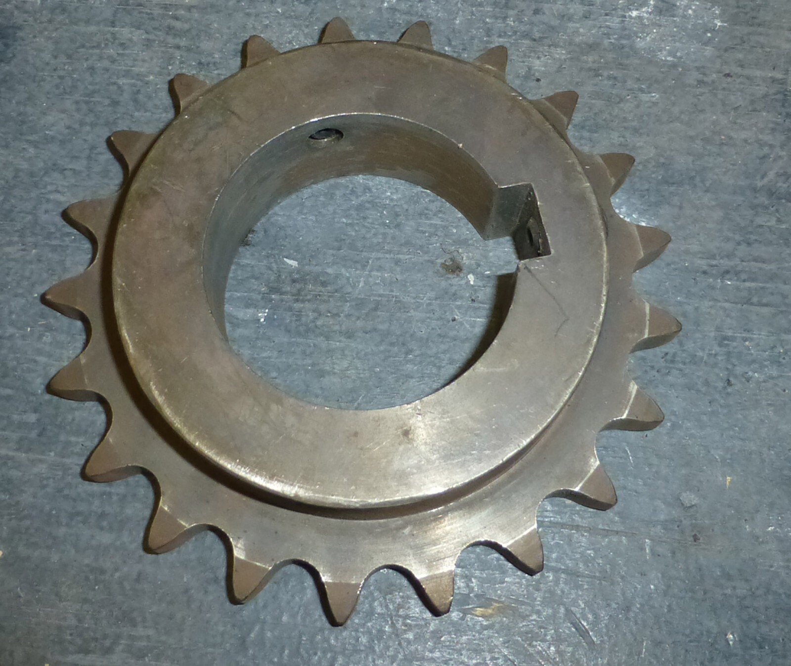 #60 3/4" Roller Chain Sprocket 21 Tooth 2 3/8" bore keyed Industrial ...