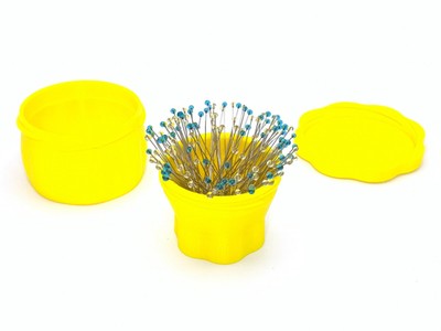 Large Magnetic Pin Cup Yellow | eBay
