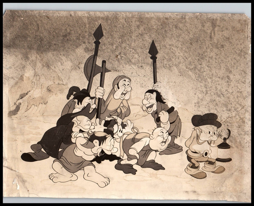 Animated Snow White & the 7 Dwarfs 1930s VINTAGE HOLLYWOOD ORIG Photo ...