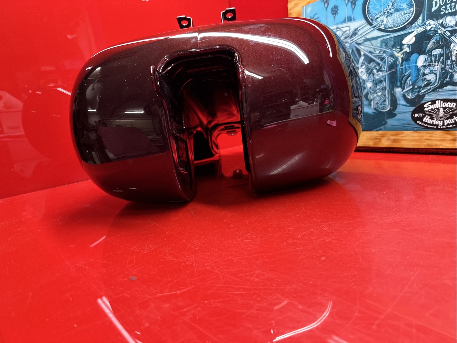 Harley M8 Fxlrs Gas Tank Lowrider S St Small Dent Fuel Stock Fxlr Red ...