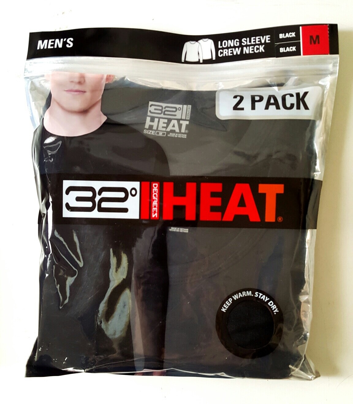 New 32 Degree Heat Weatherproof Men's Baselayer Thermal Shirt&Pant 2pcs ...