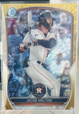 Jacob Melton 2023 Bowman Chrome Gold Refractor /50 | eBay