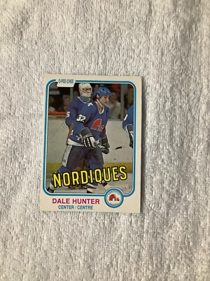 1981-82 O-Pee-Chee NHL Hockey Cards - #277 Dale Hunter Rookie (b33) | eBay